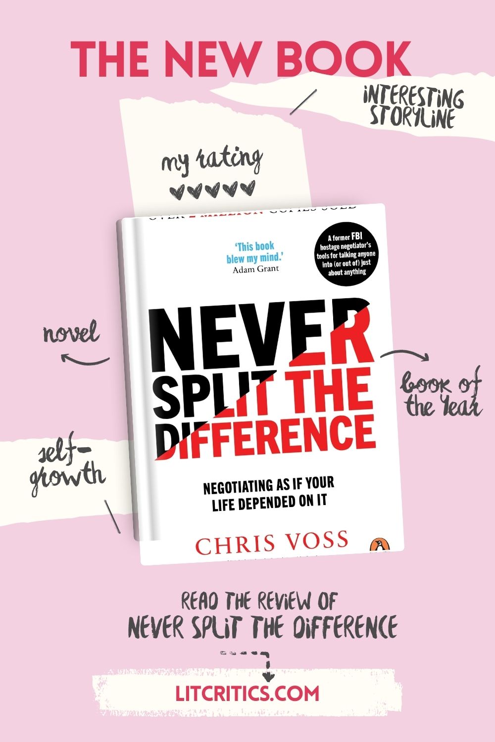 Never Split the Difference by Chris Voss, Book Summary, Insights And Where to Buy (Barnes ...