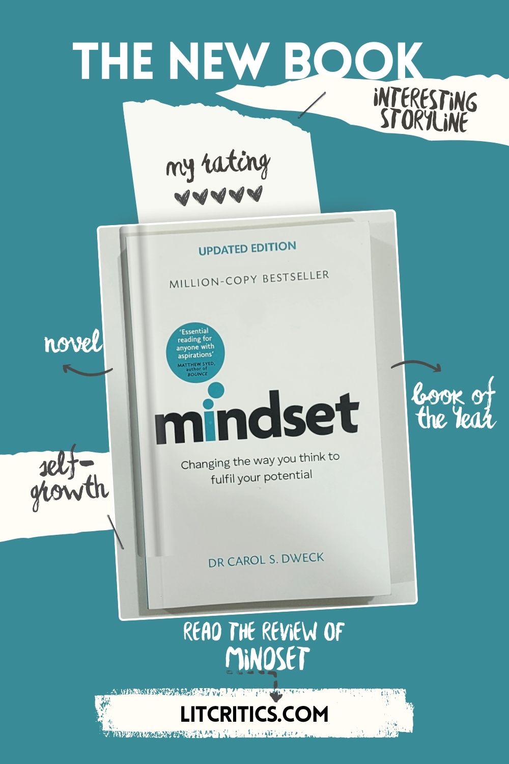 Mindset Is Everything, Carol S. Dweck’s Growth Mindset Book, Sunshine ...